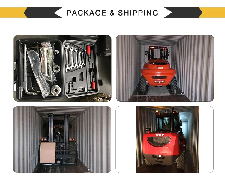 Tder Rough Terrain Forklift 15 Ton Toneladas 15t 33000lbs Forklift All ...