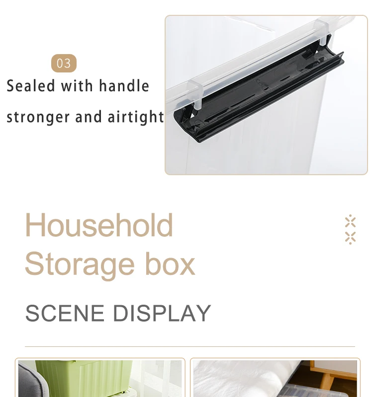 Transparent Storage Lock Boxdetachable Plastic Storage Box,Durable Open ...