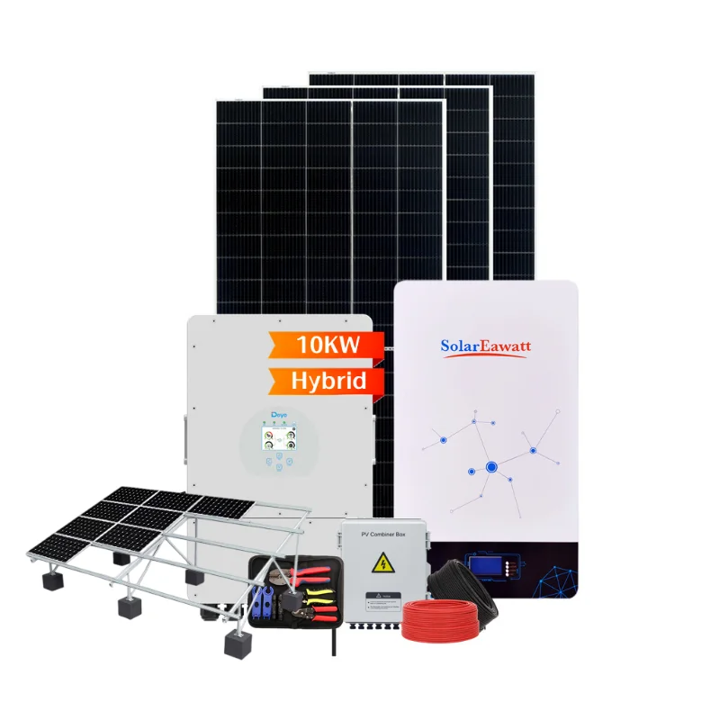 10kw With Batteries And Deye Three Phase Low Voltage Inverter Mppt ...