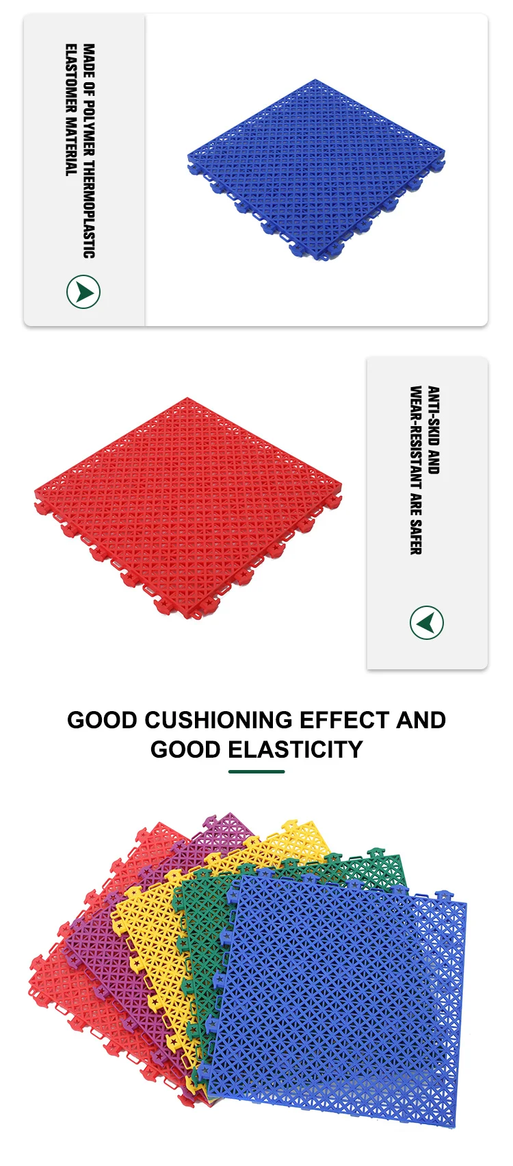 Outdoor Interlocking Plastic Floor Tiles/plastic Interlocking Deck ...