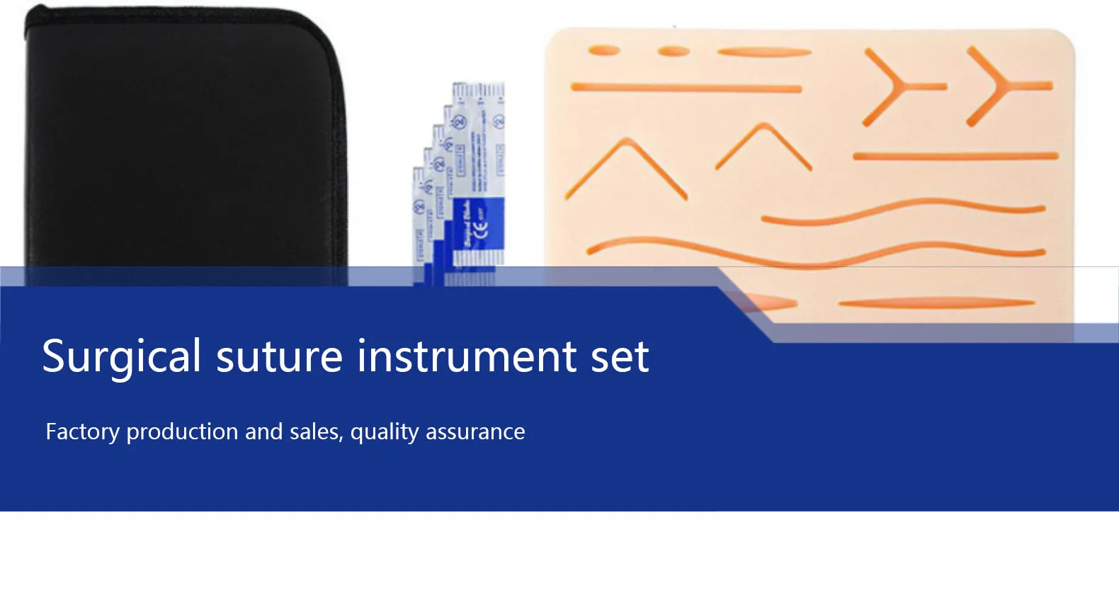 Surgical Suture Practice Instrument Kit - Medical Student Tool