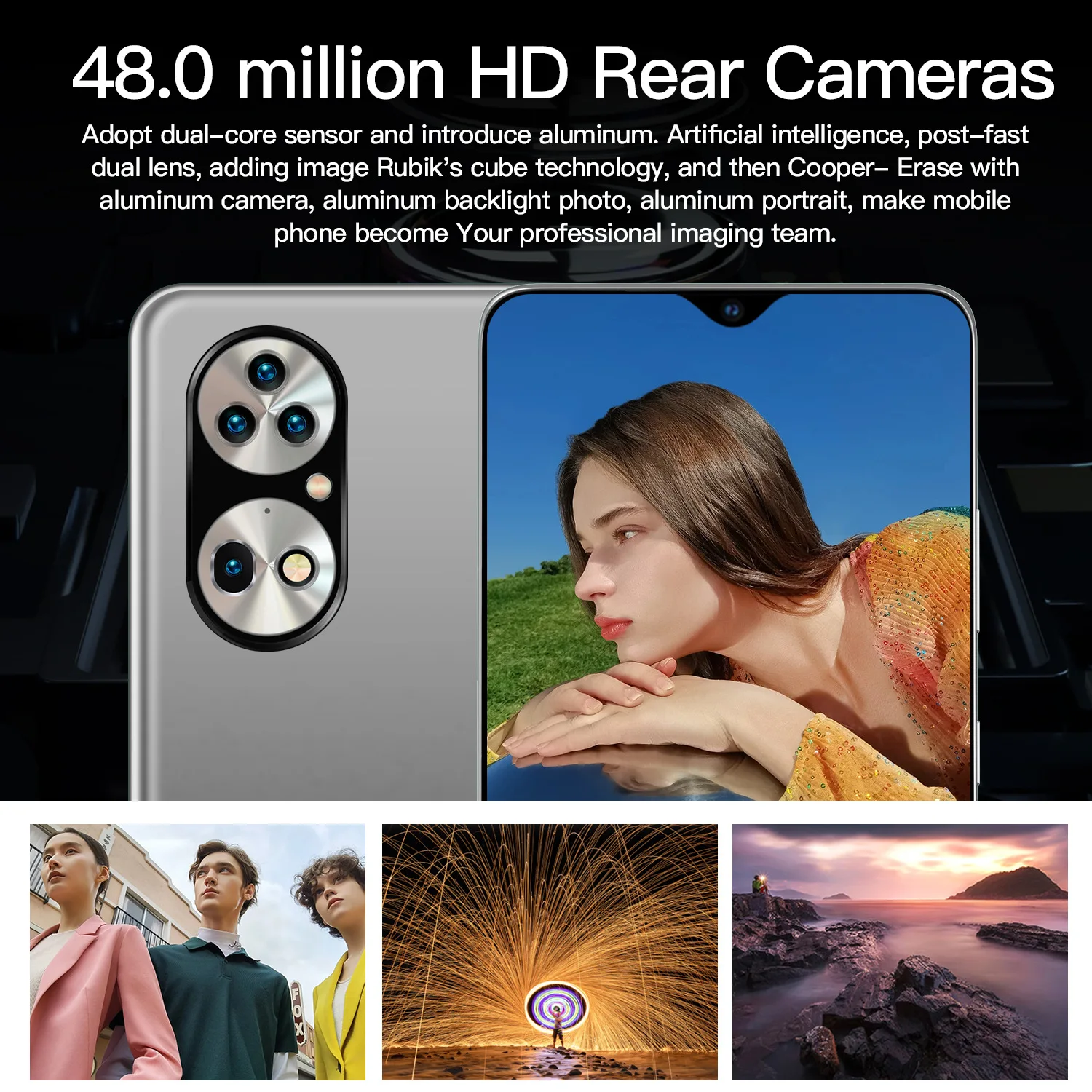 2022 Original Global Version Smartphone For P50 Pro 6.7 Inch Large ...