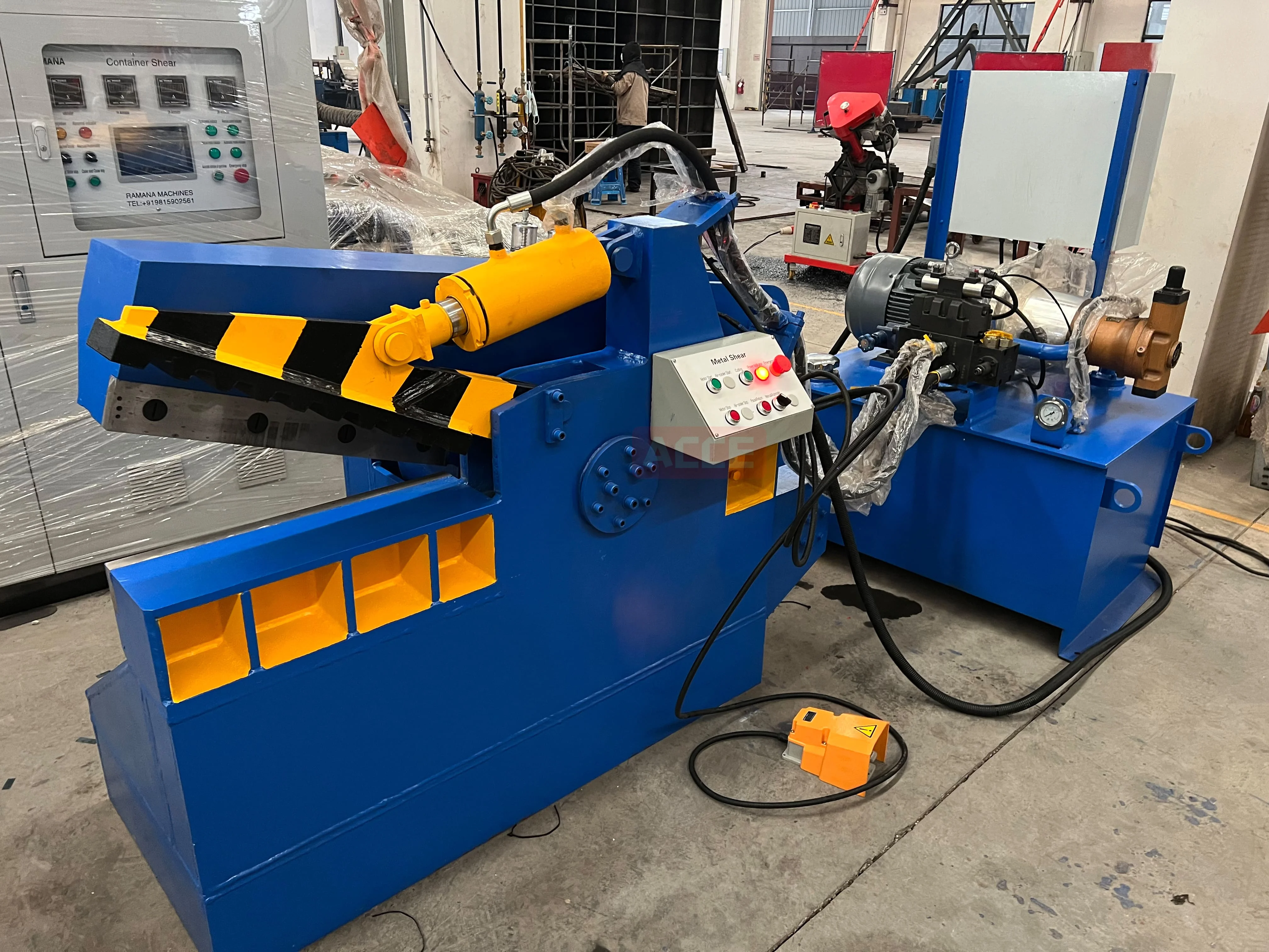 Vanest 200t Hydraulic Scrap Metal Shears Alligator Shear Scrap Metal ...