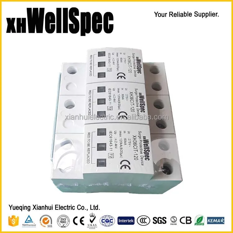 lightning protection device ethernet surge protector 120V 60Hz XH36CIT ...