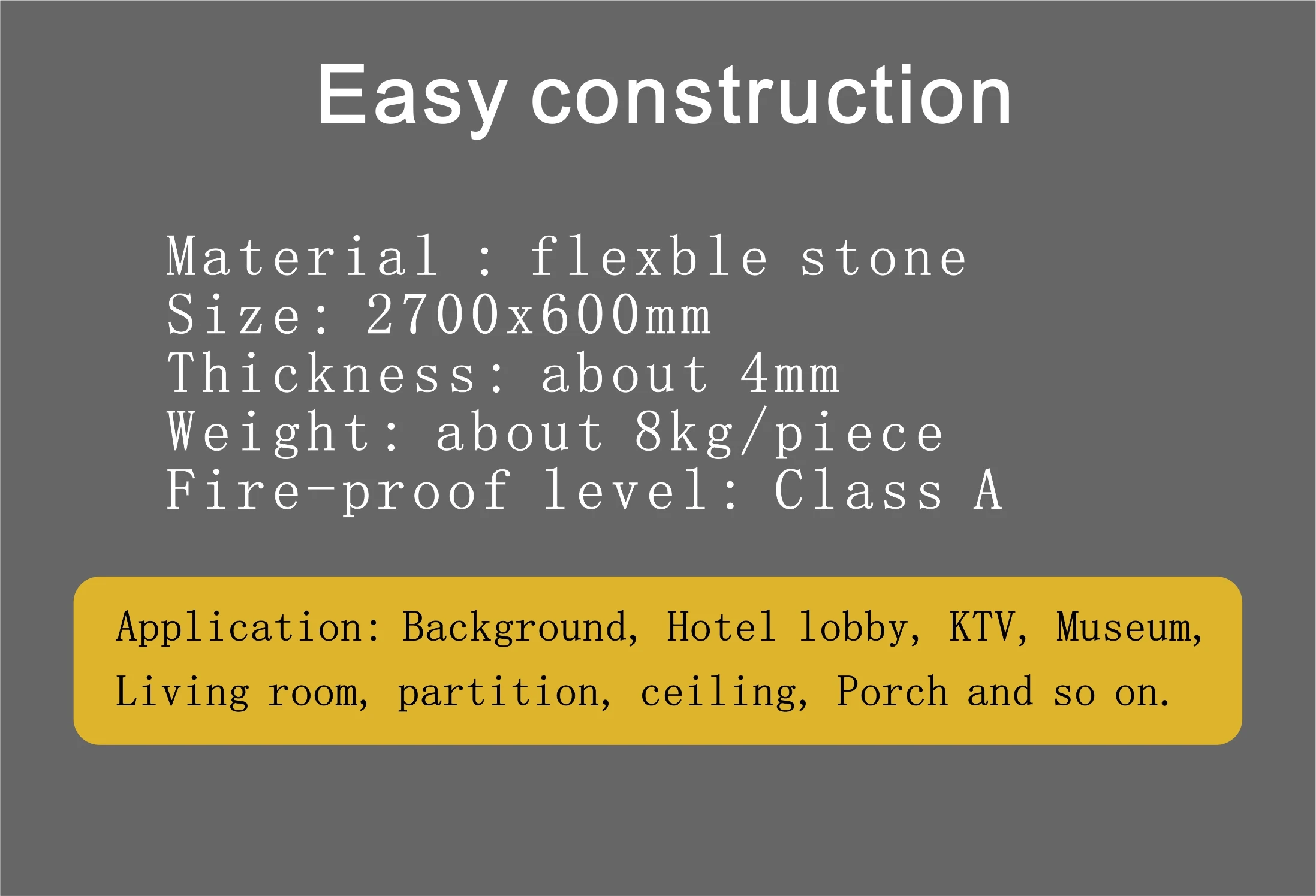 Travertine MCM Soft Stone - Flexible for Exterior Cladding