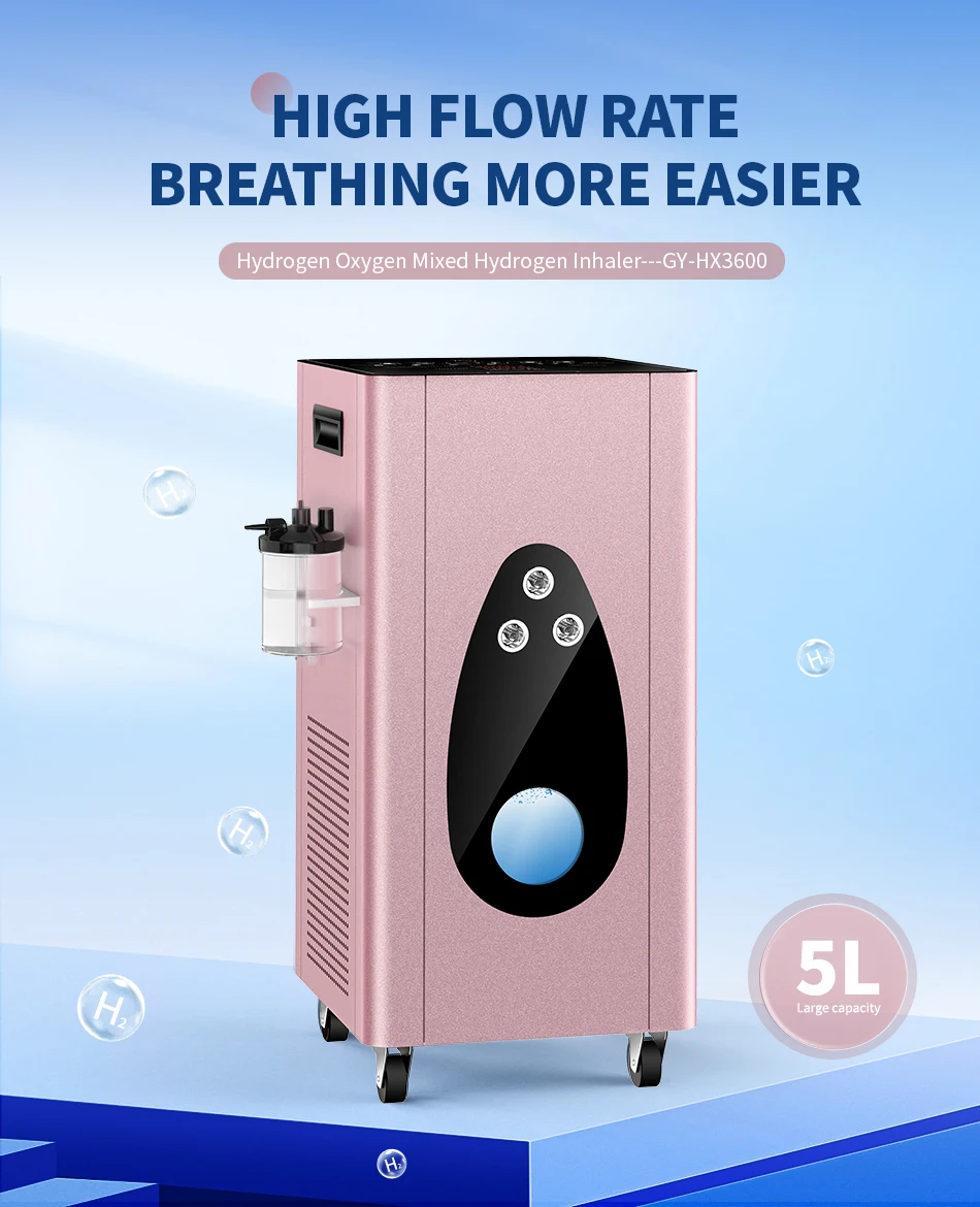 Portable Oxyhydrogen Inhalation Machine Breathing Hydrogen Generator ...
