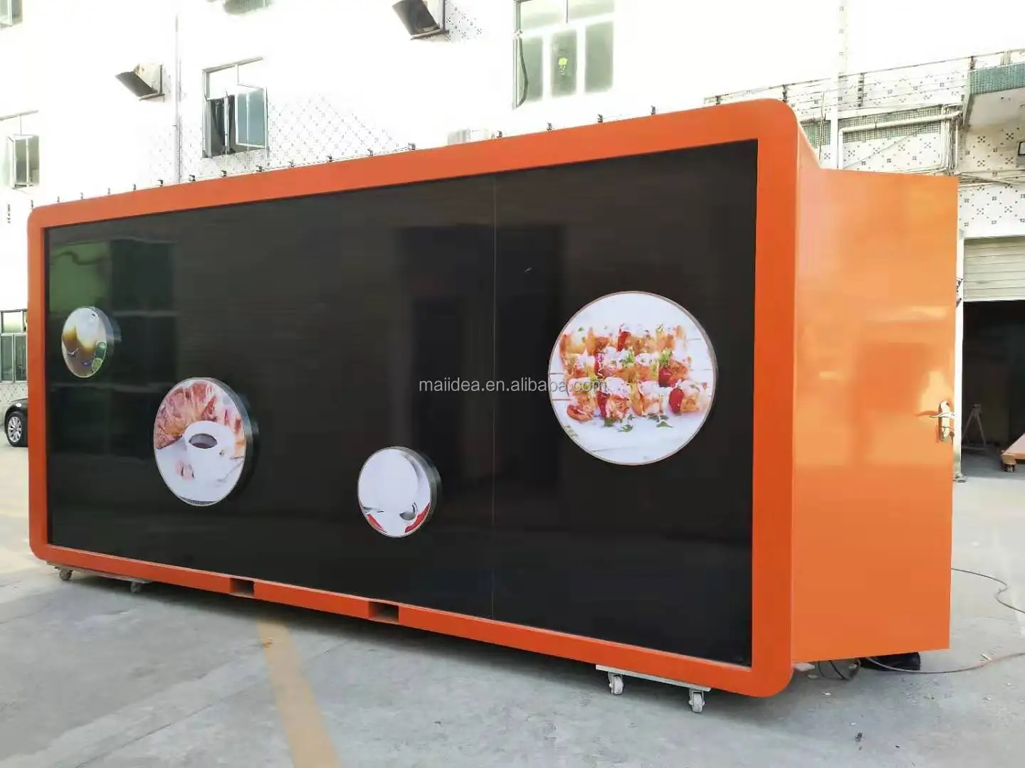 Outdoor Fast Food Container - Bubble Tea Kiosk for Sales