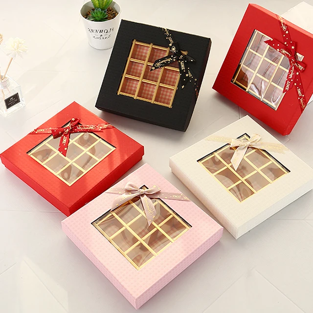 Custom Deluxe Paper Wrapped Chocolate Strawberry Candy Box With Divider ...