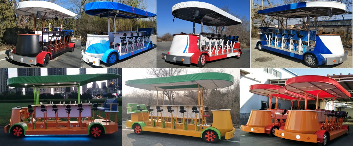 Beer Bike Bus 15 Seat Sightseeing Tours - Cycle Party Pedal Beer Bike