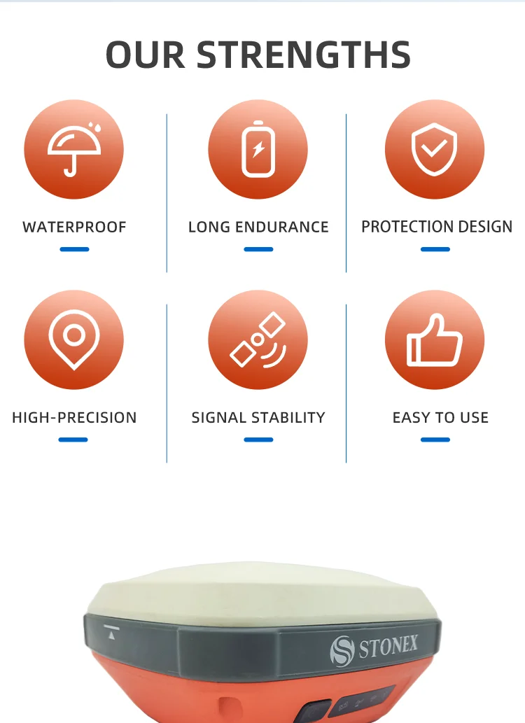 Stonex S3+ Geodetic GNSS RTK - High Accuracy GPS Receiver