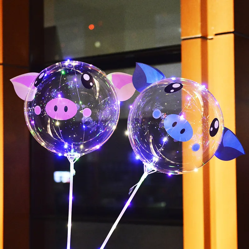 Wholesale Cartoon Bobo Balloon 24 Inch Christmas Wedding Party Lights ...
