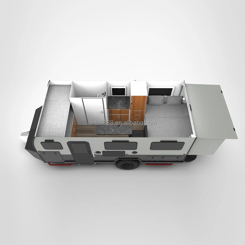 Australian Standard Rear Extension Caravan Small Camper Trailer ...
