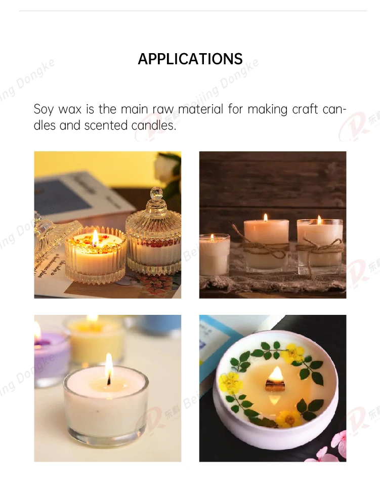 Hot Selling Natural Modified Tealight Small Package Bulk Candle Soy Wax ...