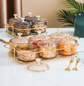 Nordic Dishes Luxury Fruit Bowl Modern Dessert Decorated Partition ...