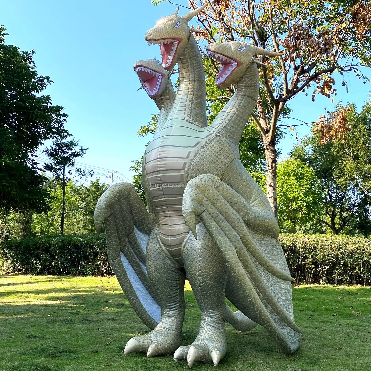 Three-headed Dragon Inflatable Ghidorah Costume for Halloween