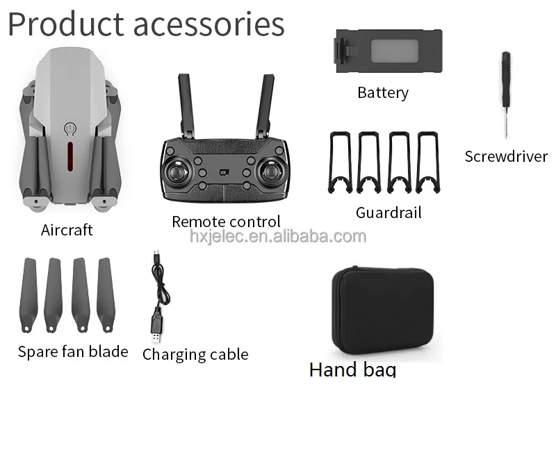 E88 4K HD Mini Drone - FPV Racing with Long Range Control