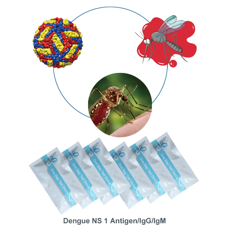 Mdc Medical Diagnostic One Step Dengue Ns1(antigen/igm/igg) Rapid Test ...