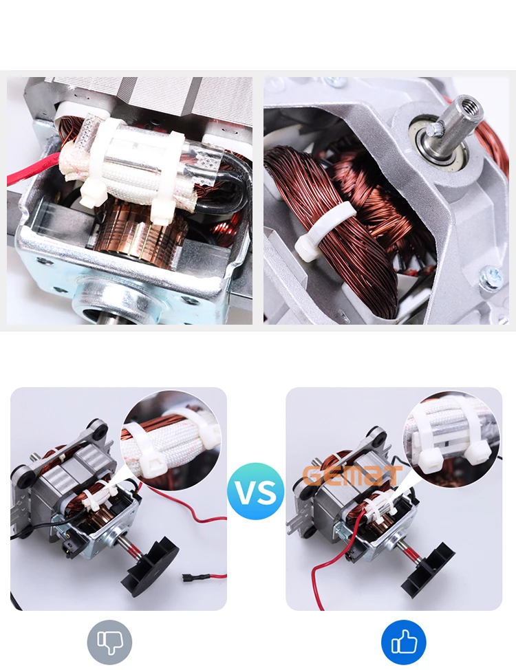 Ac Universal Brushless Motor for Blender - 2000W Power