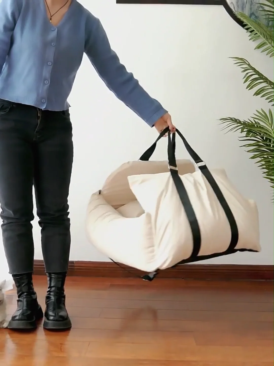 Bunnyhi Pet046 Pet Travel Bag Car Front Back Seat Soft Booster Dog Car ...