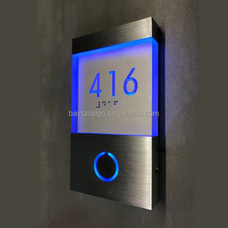 Braille Elevator Button Sticker for Blind - Stainless Steel