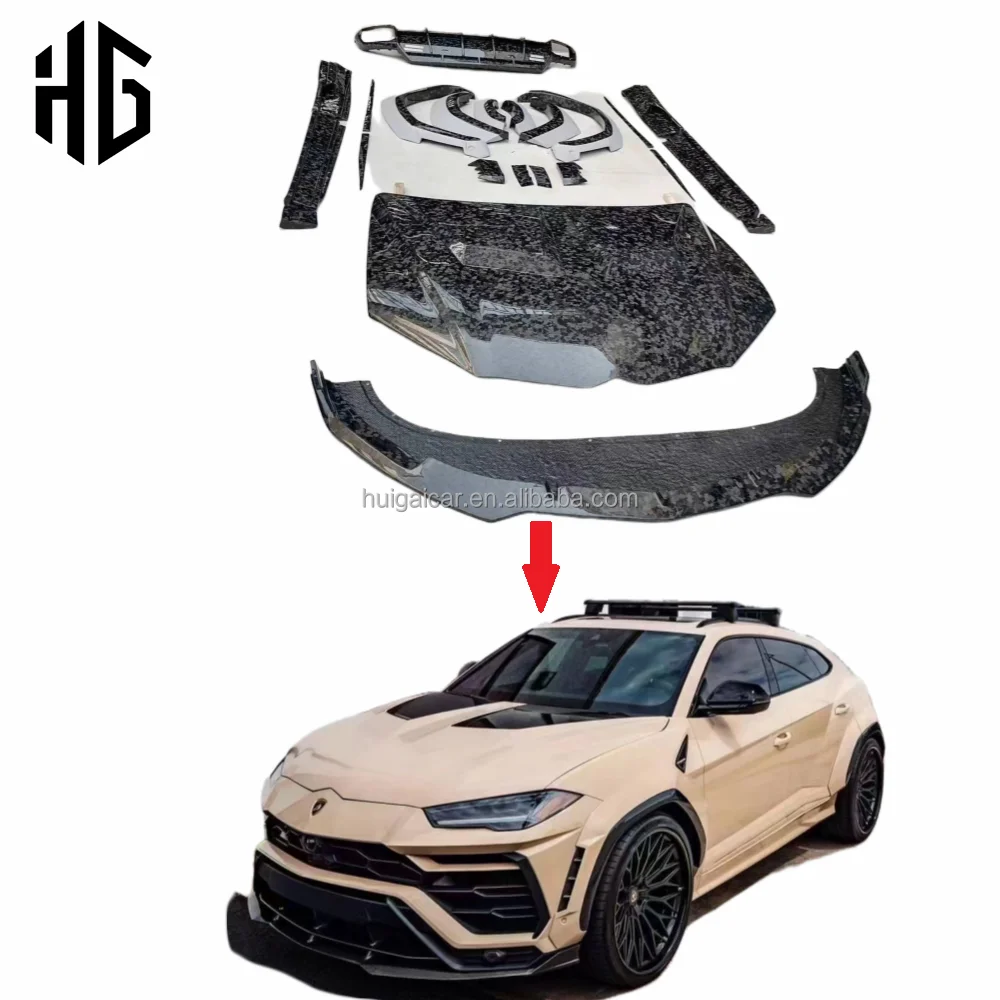 Wide Body Kits For Lamborghini Urus Upgrade To 1016 Style Body Kit For ...