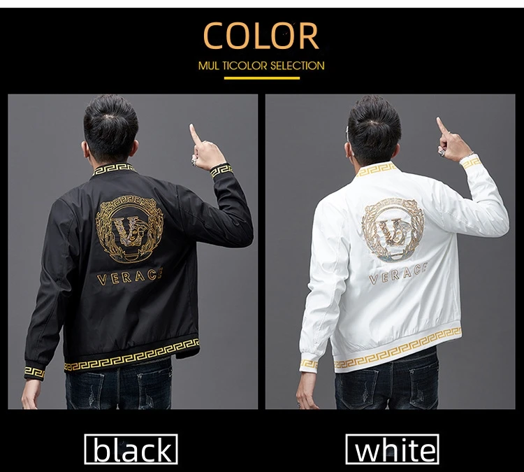 Dropship Factory Wholesale Trendy Embroidered Jacket New Style Long ...