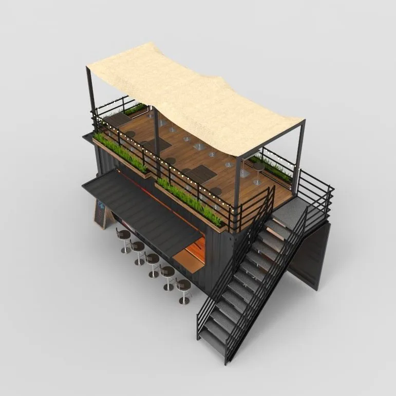 Custom Design 20ft 40ft Prefabricated House Container Cafe