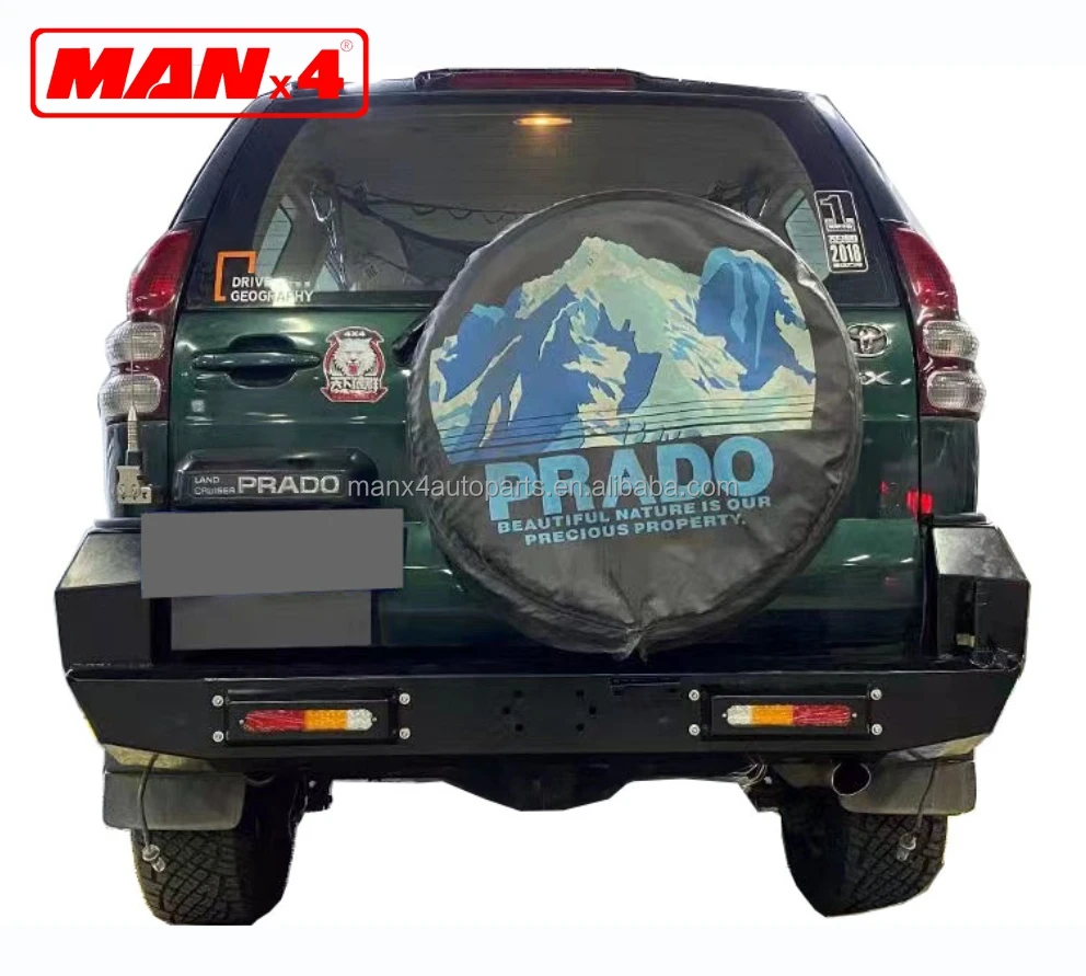 Manx4 4wd Steel Bumper for Prado LC120 & GX470 - Durable Upgrade