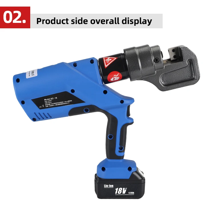 EZ-18 Rechargeable Rebar Cutter Machine Battery Powered Rebar Cutting ...