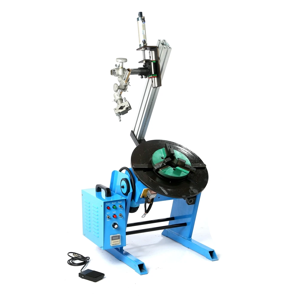 30kg Welding Turntable Welding Positioner Rotary Hd-30 With Wp200 Lathe ...