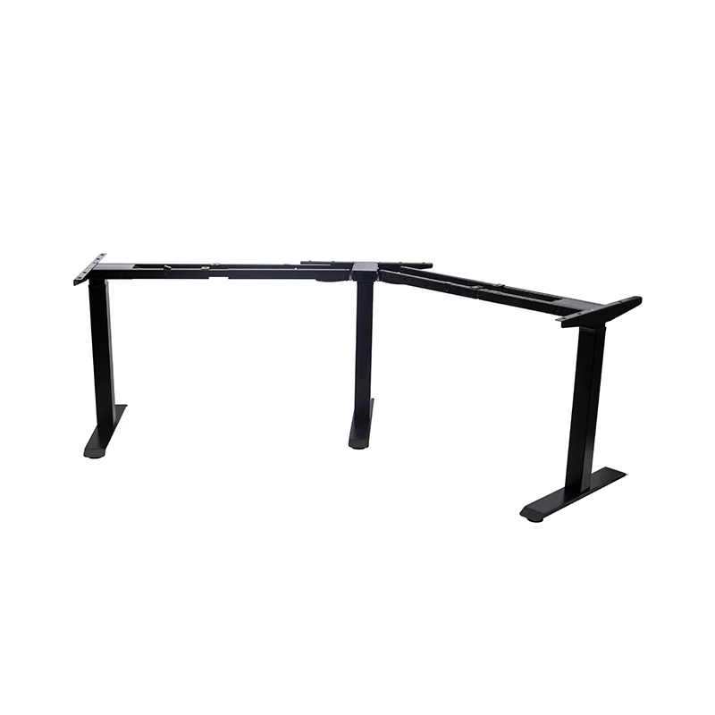 L Shape Motor Electric Lifting Desk Sit Standing Height Adjustable Desk ...