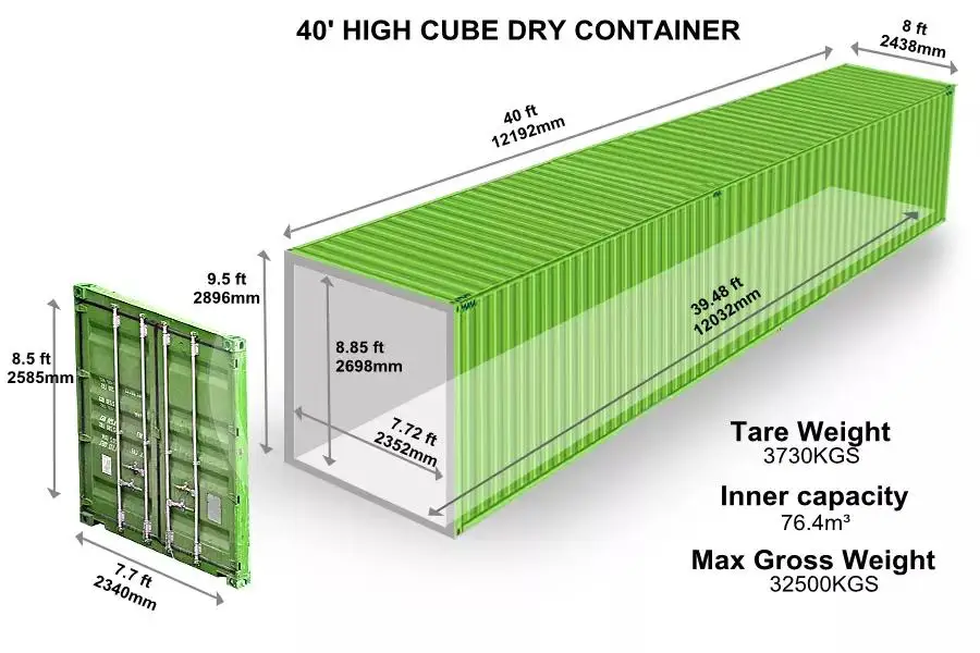 40hc Movable Shipping Container New 40 Hq Special Maritime Container ...