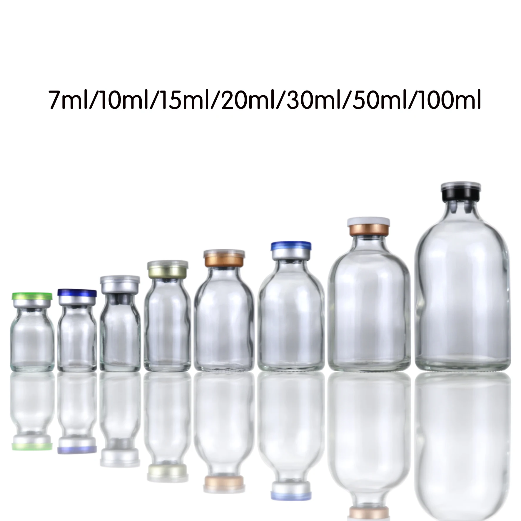 Sterile Empty Glass Vials - Ideal for Medical Injection