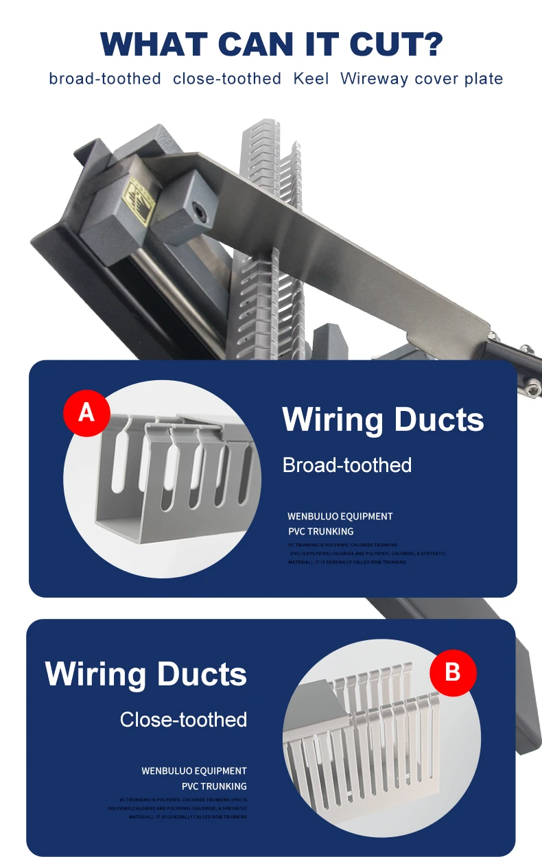 WBO Cable Duct Cutting Device Accurate Wire Channel Cutter Machine 4 ...