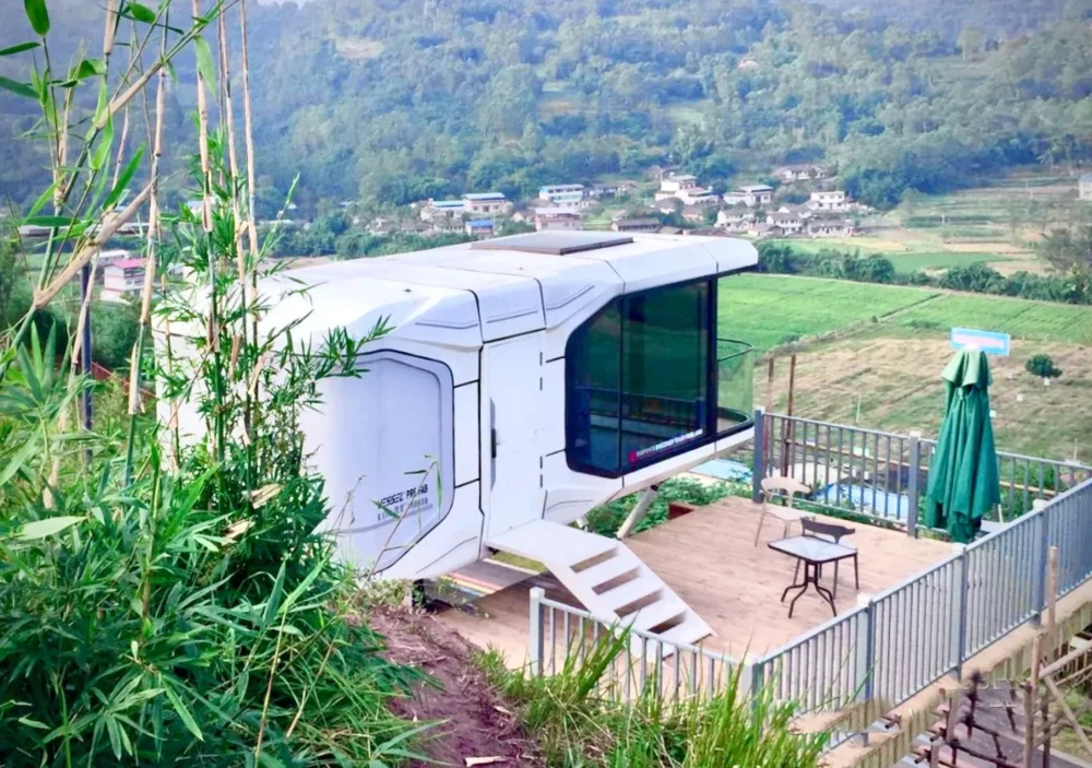 Prefab Resort Hotel Modern Modular Container House Capsule House - Buy ...