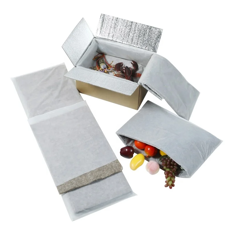 Hot! 100% Biodegradable Wool Box Liner Thermal Pouch For Packaging ...