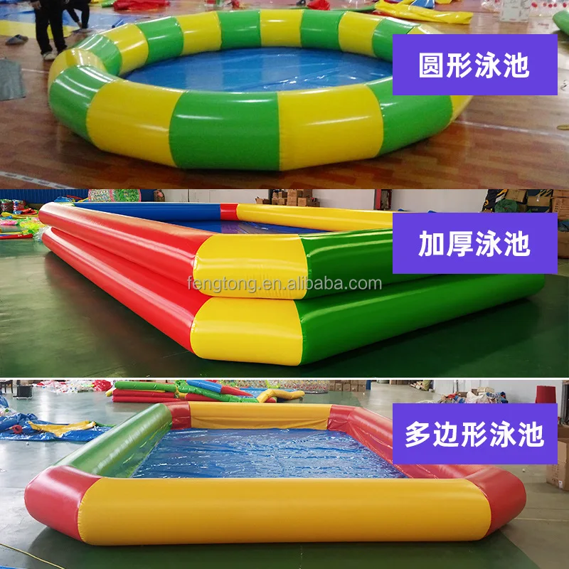 Factory Commercial Grade Pvc Large Inflatable Swimming Pool For Sale ...