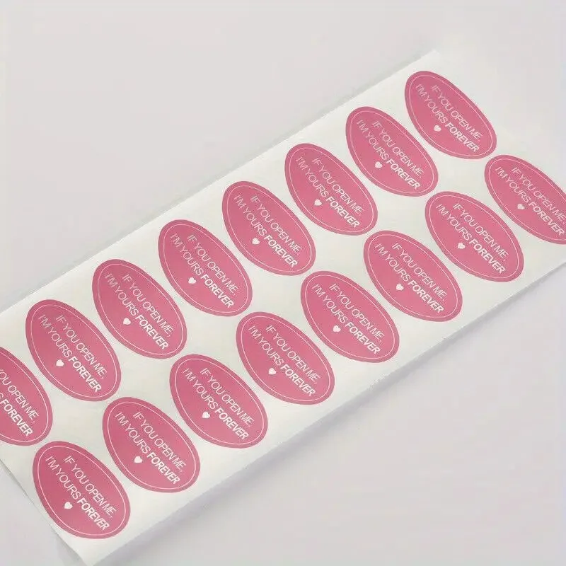 Waterproof Adhesive Vinyl Security Labels Tamper-proof Circular ...