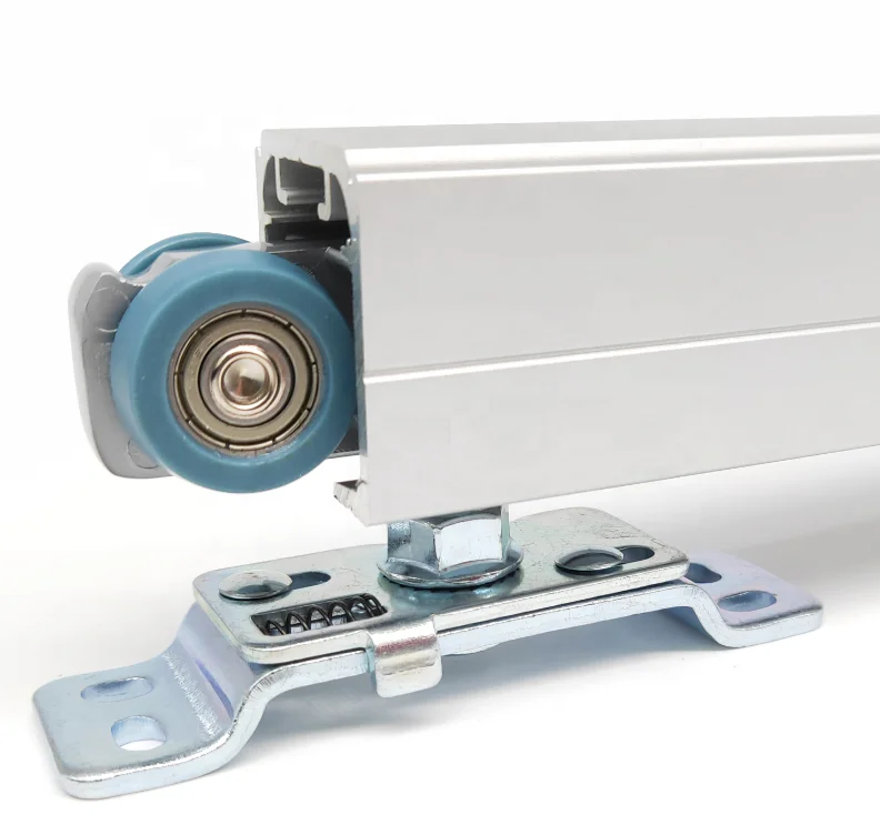 Frameless Sliding Glass Door Roller System Kit - Soft Close
