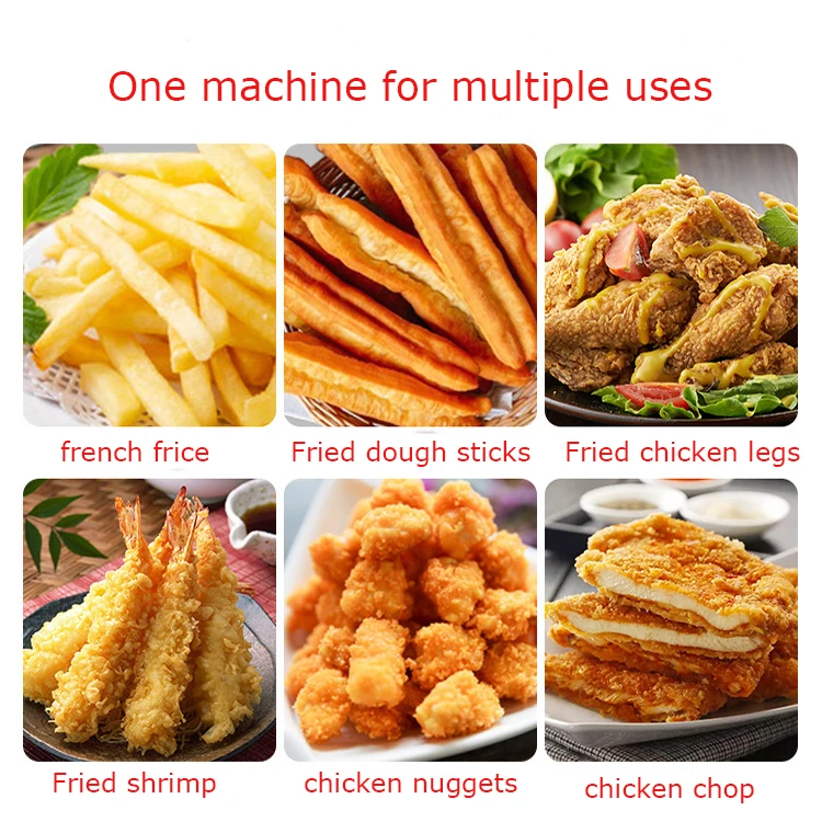 Auto Lift Countertop Frier Fried Chicken Fryer French Fries Machine ...