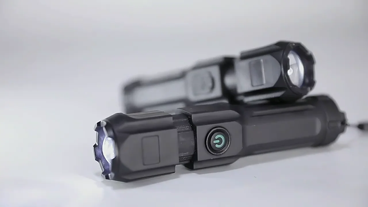 Ultra Bright Mini Led Flashlight Usb Rechargeable Battery Power Bank ...