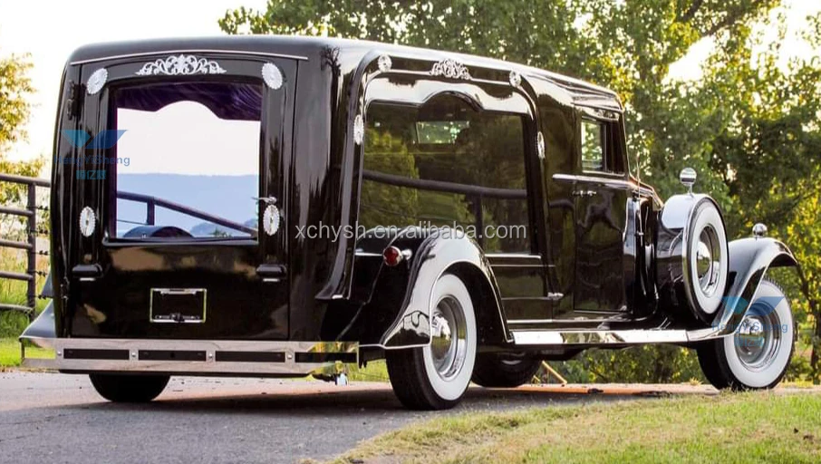 Hearse Funeral Car White Funeral Hearse Vehicle Funeral Hearse Carriage ...