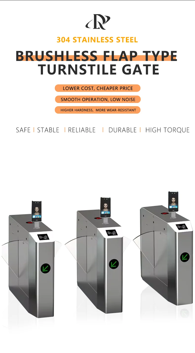 Automatic Anti-tailgating Security Entrance QR Code Face Recognition ...