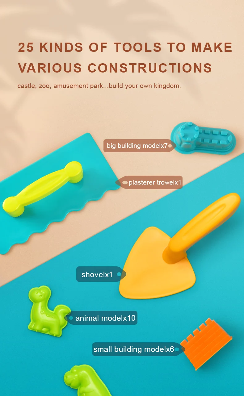 Mideer MD4134 Magic Sand Play Set - Super Soft Kinetic Sand