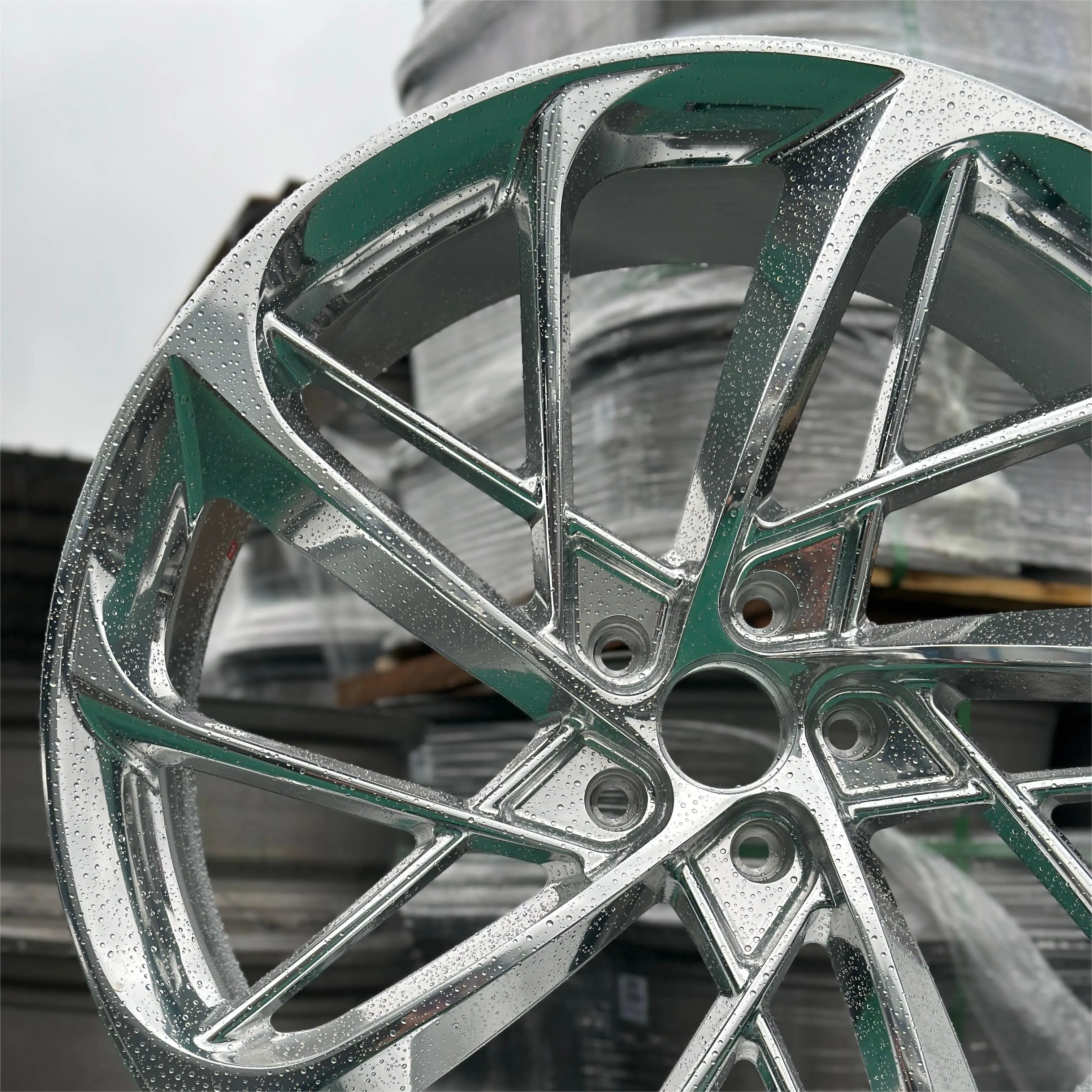 One-Piece Silver Polished Forged Wheel Custom Wheel Rim 16-30 Inches ...