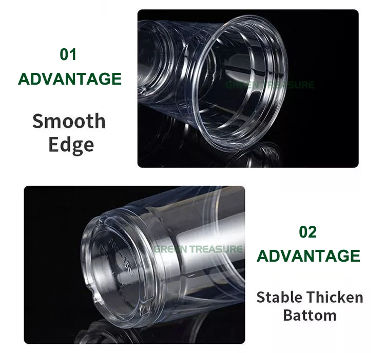 Clear Plastic Cups With Insert & Dome Lids(no Hole) Disposable Parfait ...