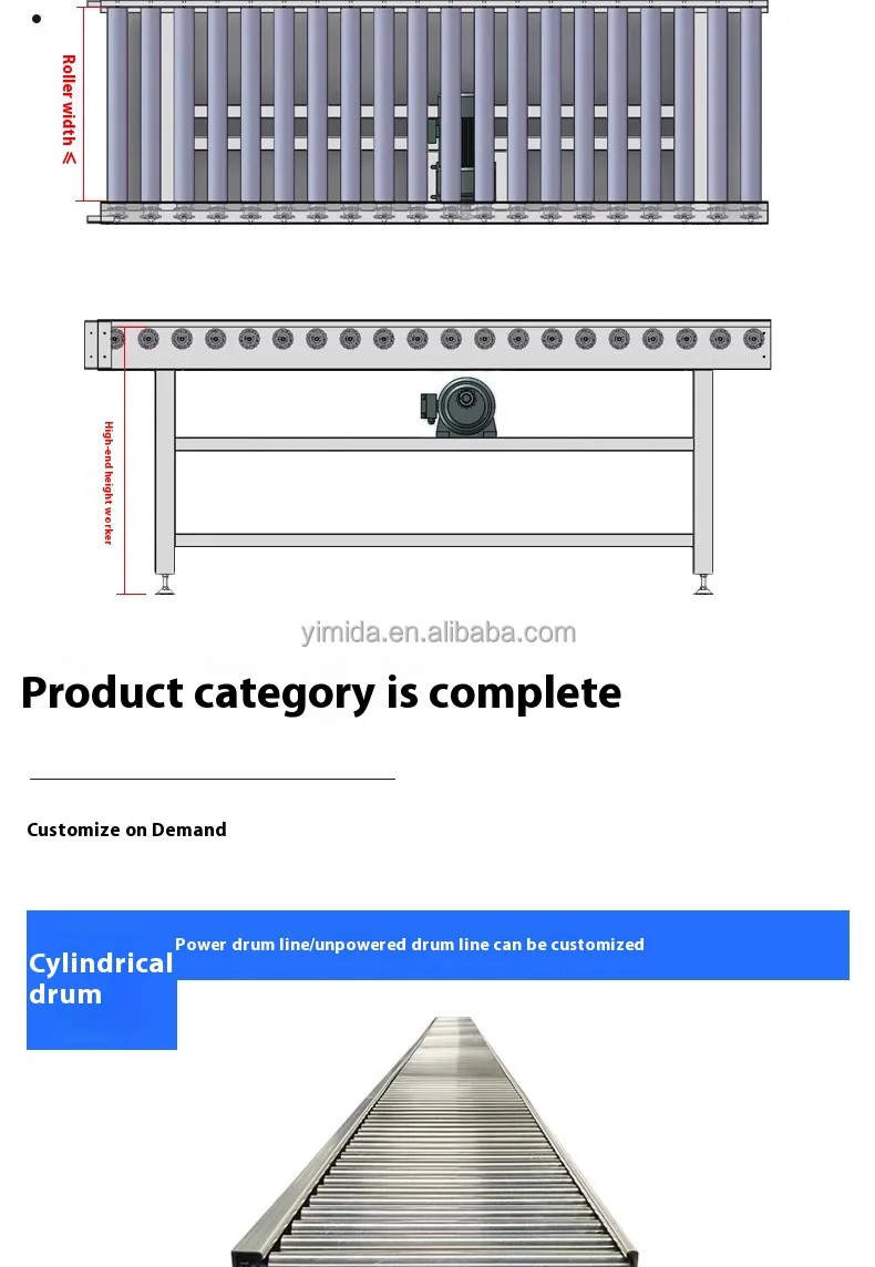 Conveyor Roller Machine Heavy Duty Industry Gravity Pallet Roller ...