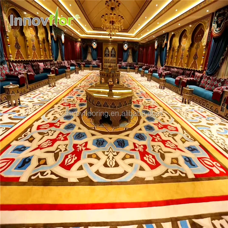 Arabic Majlis Room Design with New Zealand Wool Carpets