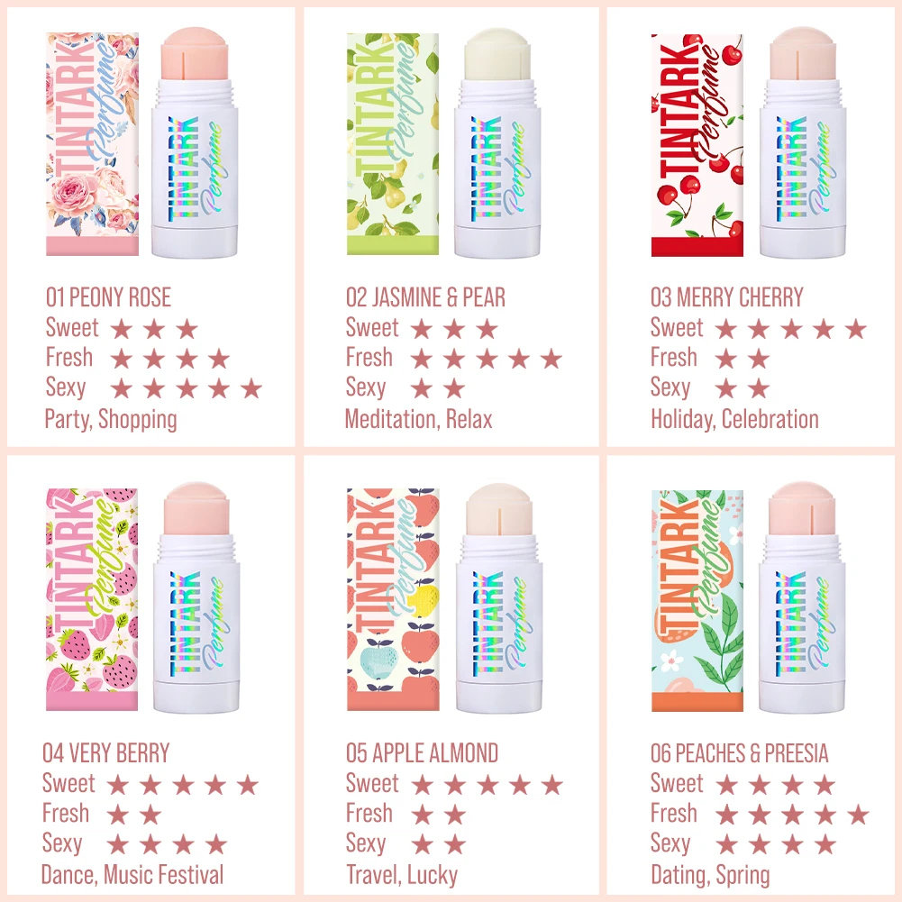 Tintark Best Seller Portable Organic Solid Parfum Stick Long Lasting ...