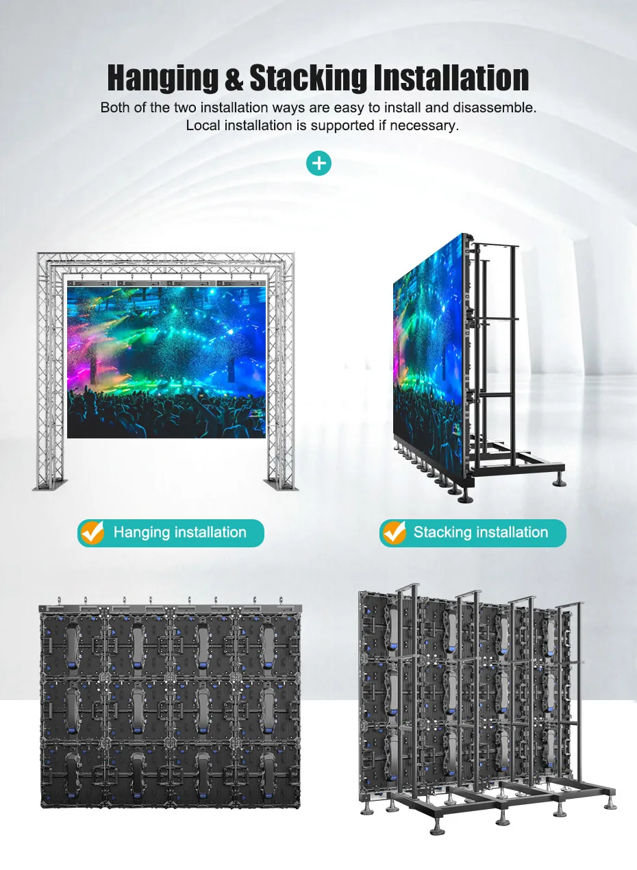 High Refresh HD Modular LED Display - P3.91 Outdoor Screen